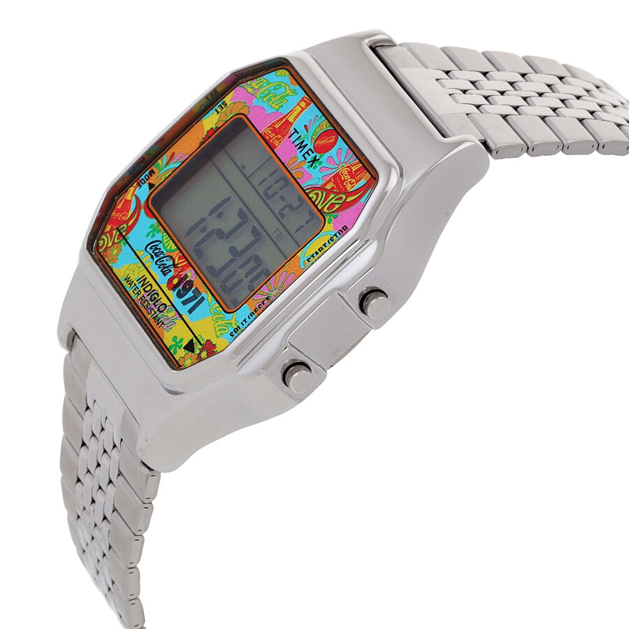 Timex Coca-Cola Unity Alarm Quartz Digital Unisex Watch TW2V25900N9 ...