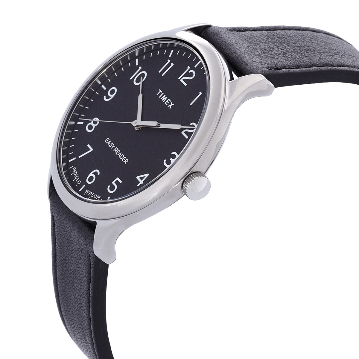 Timex Easy Reader Main Line Quartz Black Dial Men's Watch TW2U22300 ...