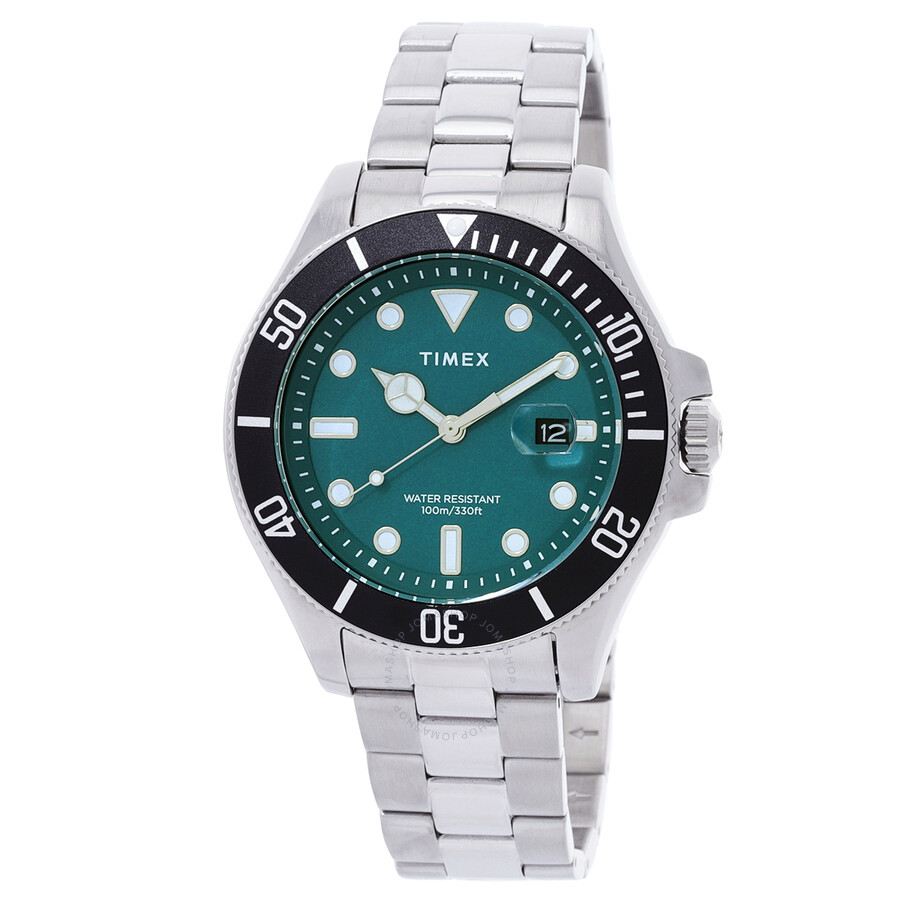 Timex Harborside Coast Quartz Green Dial Men's Watch TW2V91900 ...