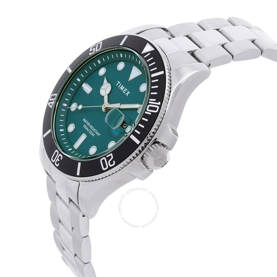Timex Harborside Coast Quartz Green Dial Men's Watch TW2V91900 ...