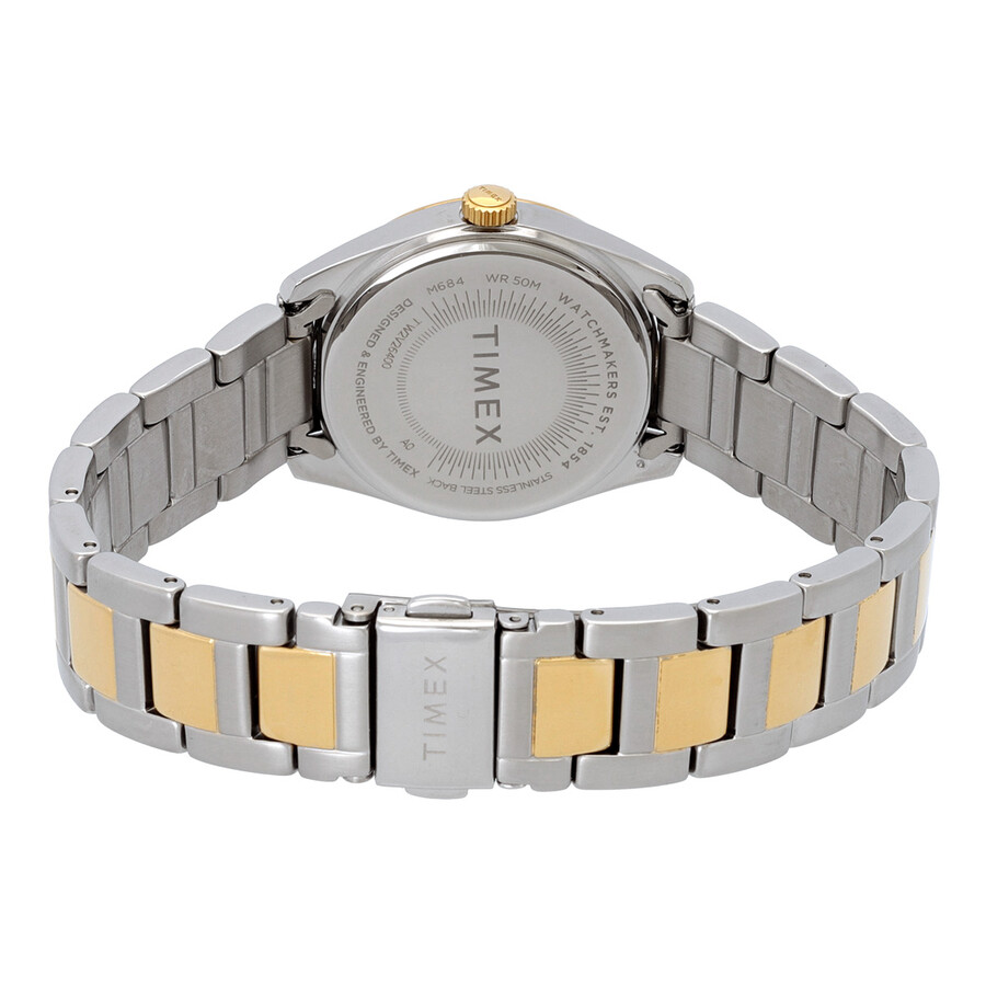 Timex Highview Quartz Silver Dial Ladies Watch TW2V26400 194366196498 ...