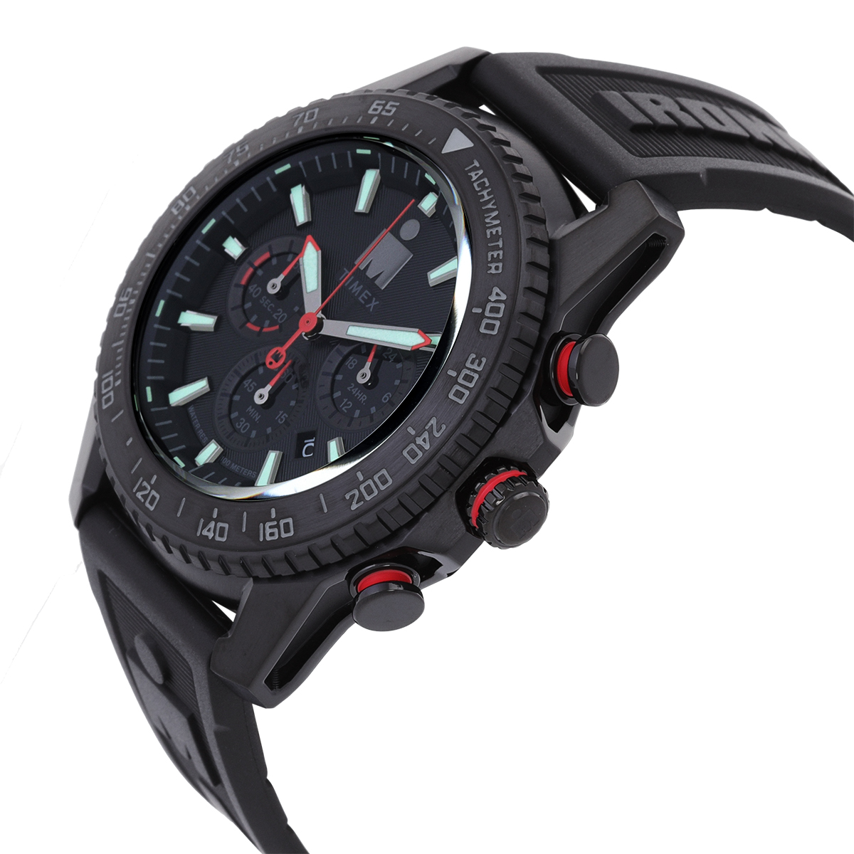 Timex Ironman Adrenaline Chronograph Quartz Black Dial Men's Watch ...