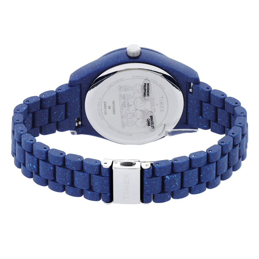 Timex Legacy Ocean X Peanuts Quartz Blue Dial Men's Watch TW2V53300 ...