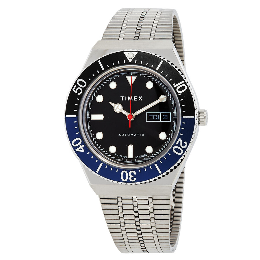 Timex M79 Automatic Black Dial Men's Watch TW2U29500 TW2U29500ZV ...