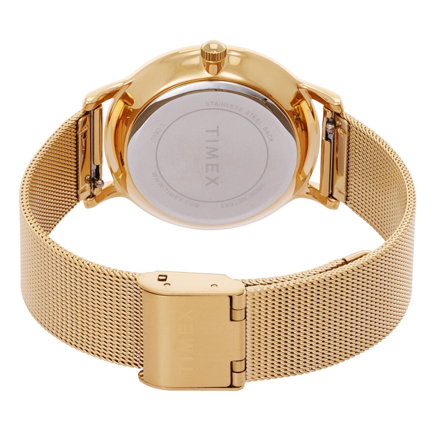 Timex Metropolitan Quartz Champagne Dial Ladies Watch TW2T25900 ...