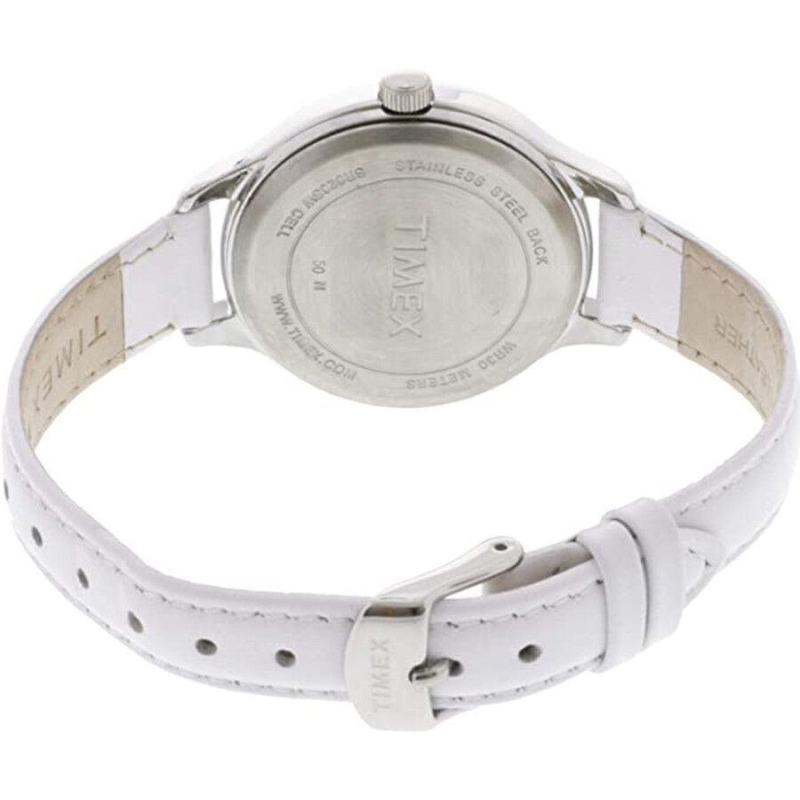 Timex Quartz White Dial Ladies Crystal Bloom Watch TW2R66800 ...