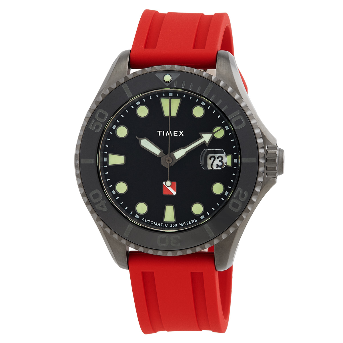 Timex Tiburon Automatic Black Dial Men's Watch TW2W21000 TW2W21000V3 ...