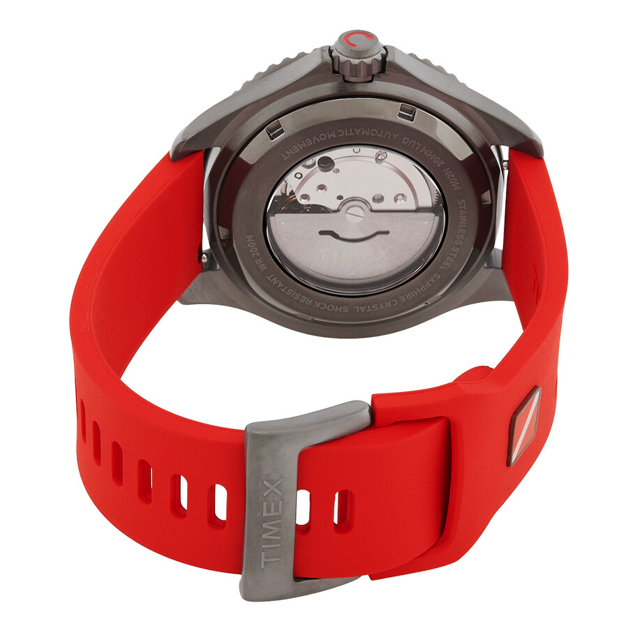 Timex Tiburon Automatic Black Dial Men's Watch TW2W21000 TW2W21000V3 ...