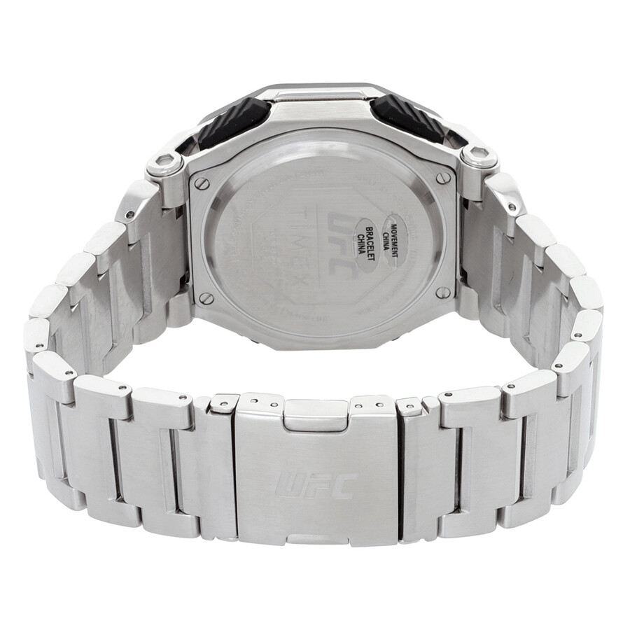 Timex UFC Colossus Alarm World Time Quartz Analog-Digital Black Dial ...