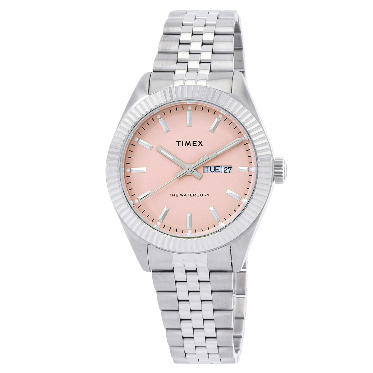 Timex Waterbury Quartz Pink Dial Men's Watch TW2V17800 194366163551 ...