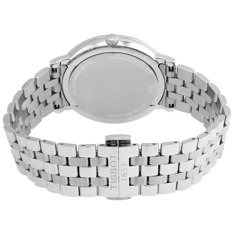 Tissot Carson Moon Phase Quartz Silver Dial Men's Watch T1224231103300 ...