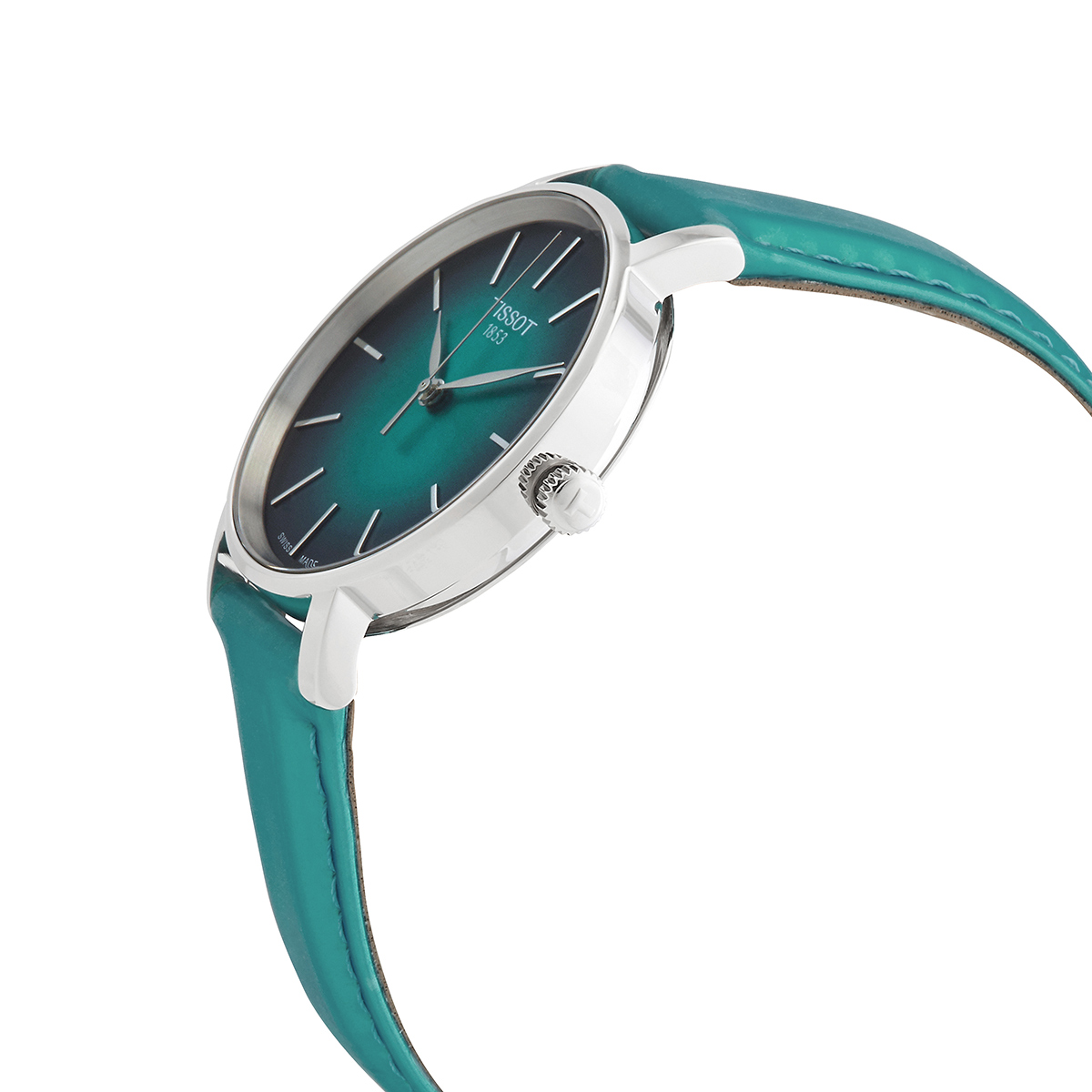 Tissot Everytime Lady Quartz Turquoise Dial Watch T1432101709100 ...