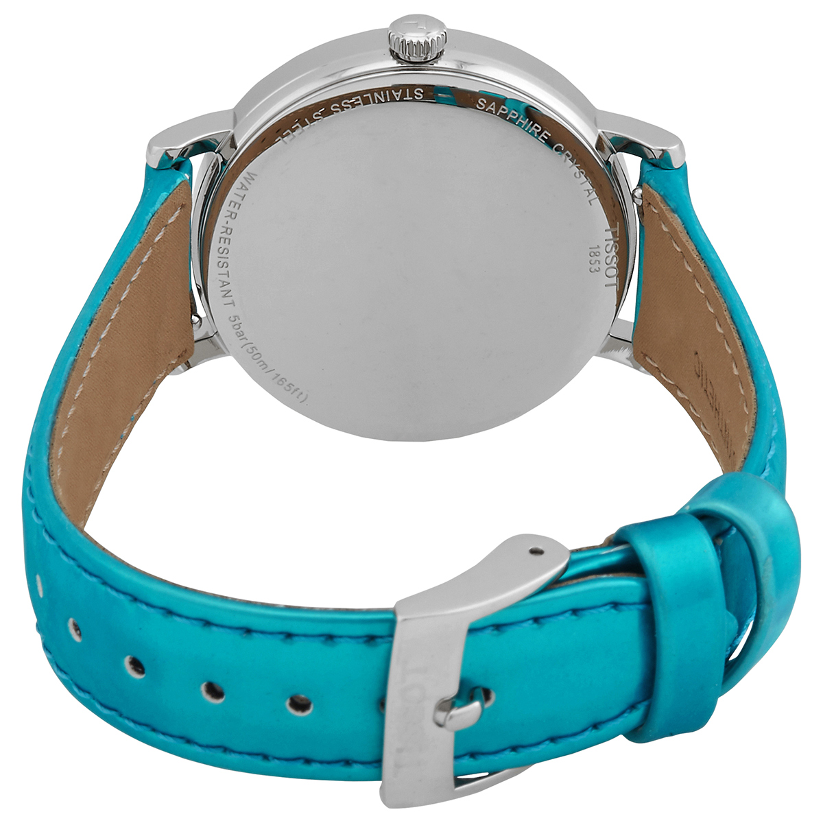 Tissot Everytime Lady Quartz Turquoise Dial Watch T1432101709100 ...