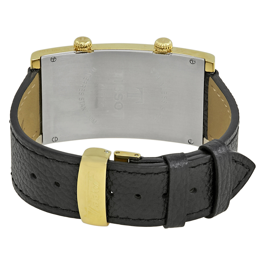 Tissot Heritage Dual Time Dial Black Leather Men's Watch T56564339 T56 ...