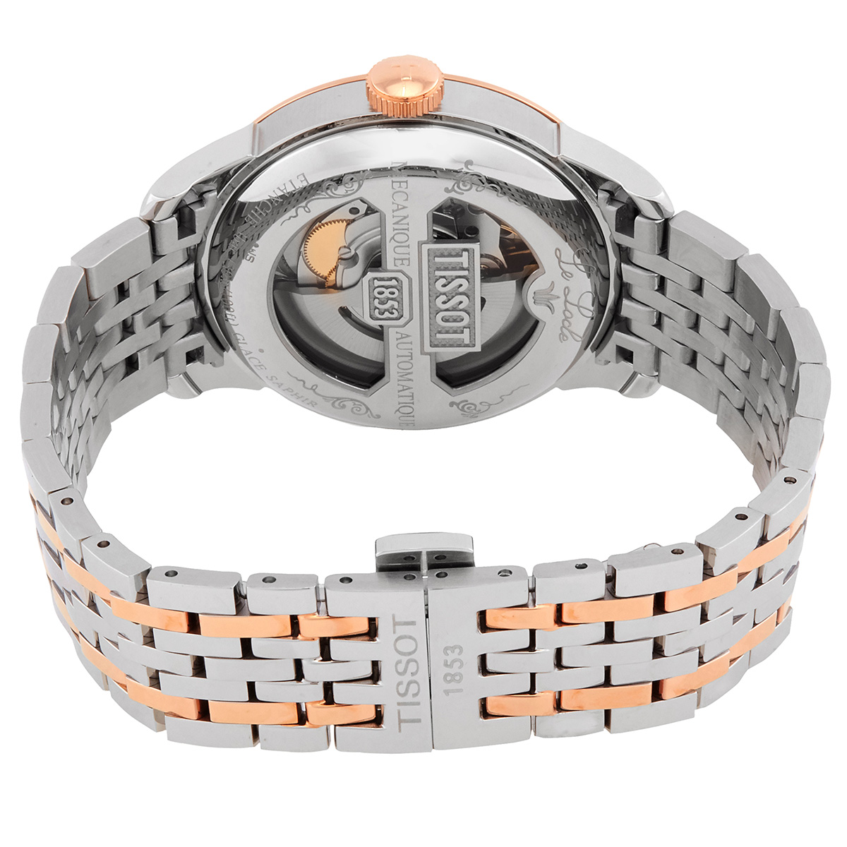 Tissot Le Locle Powermatic 80 Automatic Diamond Silver Dial Men's Watch ...