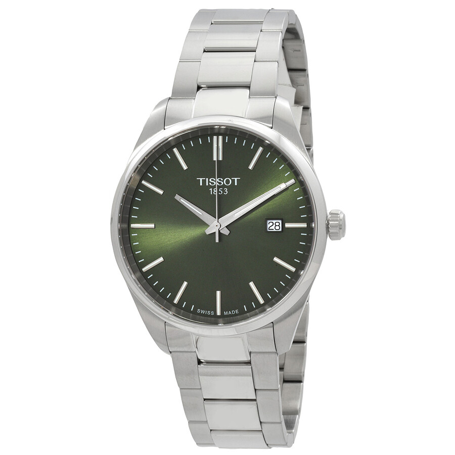 Tissot PR 100 Quartz Green Dial Men's Watch T1504101109100 - T-Classic ...
