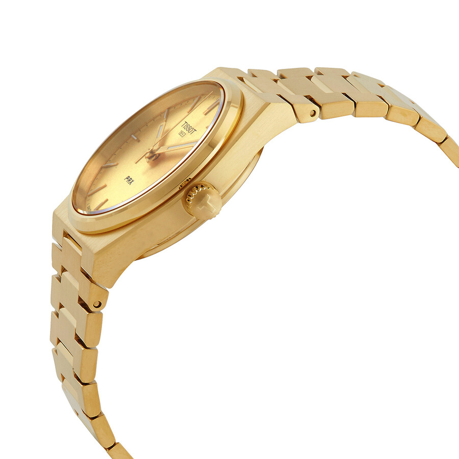 Tissot PRX Quartz Champagne Dial Unisex Watch T1372103302100 ...