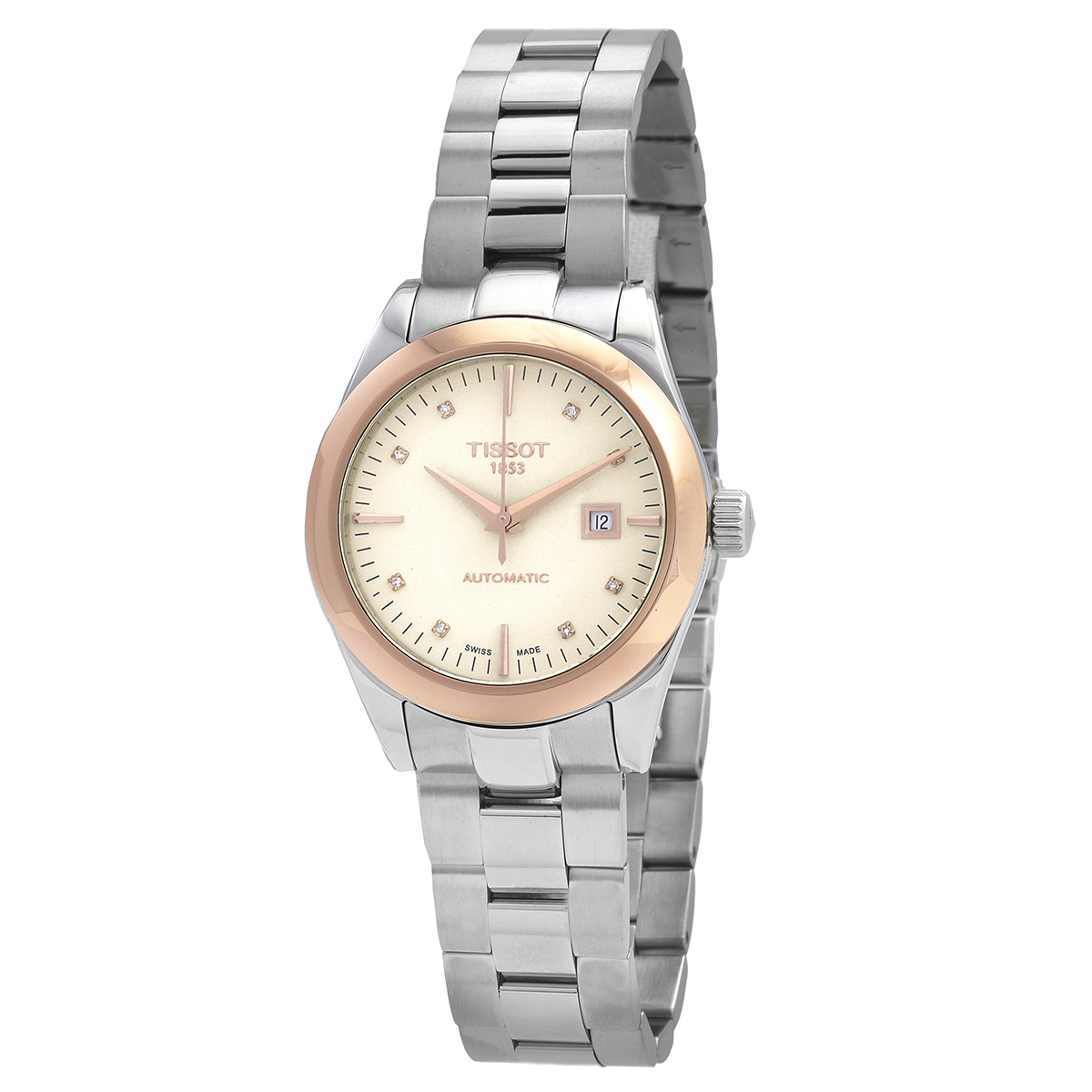 Tissot T-Gold Automatic Diamond Ladies Watch T930.007.41.266.00 ...
