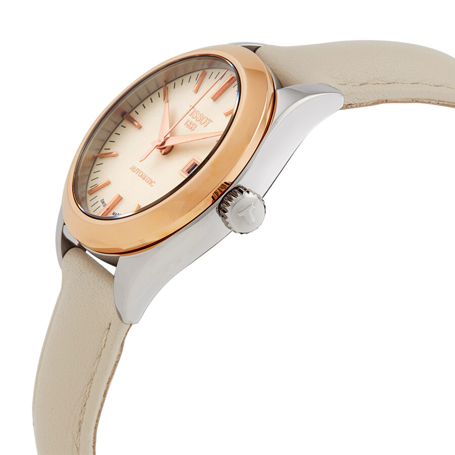 Tissot T-My Lady Automatic Cream Opalin Dial Ladies Watch T930.007.46.261.00 7611608294451 ...