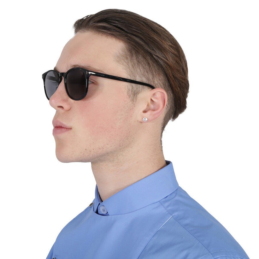 Tom Ford Ansel Smoke Oval Men's Sunglasses FT0858-N 01A 53 889214243669 ...