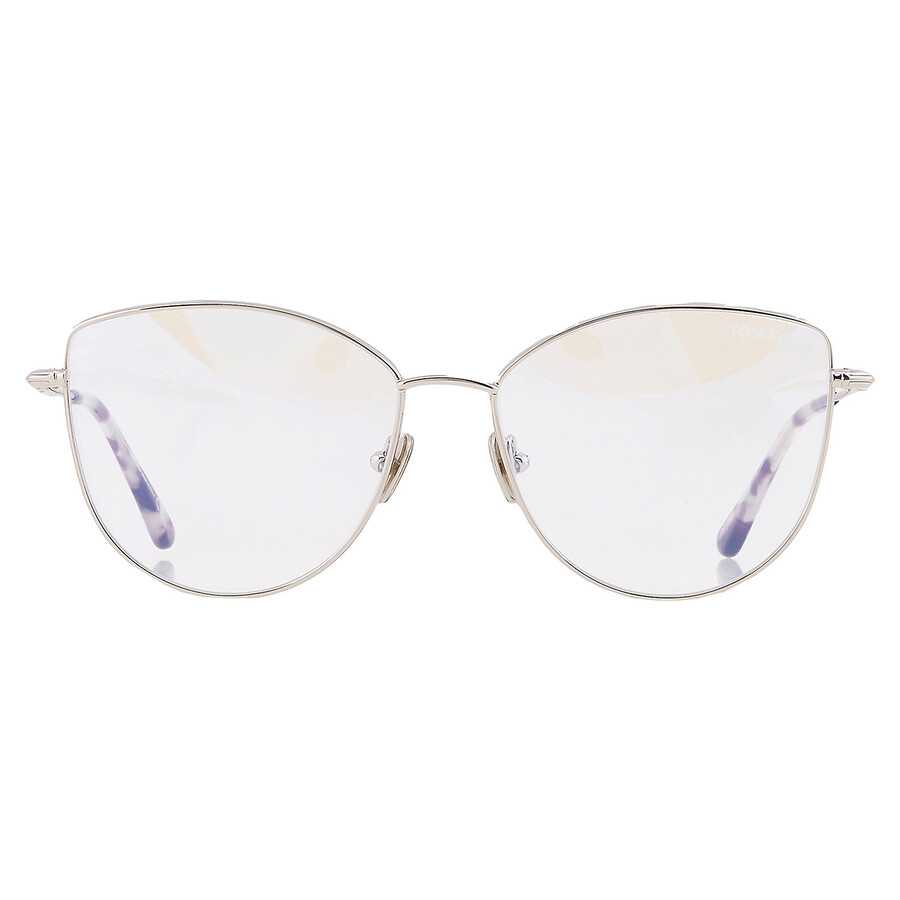 Tom Ford Blue Light Block Cat Eye Ladies Eyeglasses FT5667-B 016 55 ...