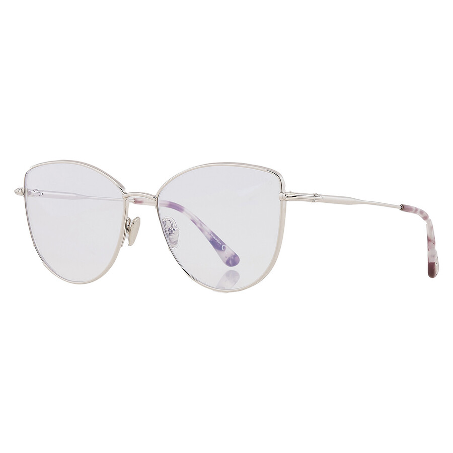 Tom Ford Blue Light Block Cat Eye Ladies Eyeglasses FT5667-B 016 55 ...