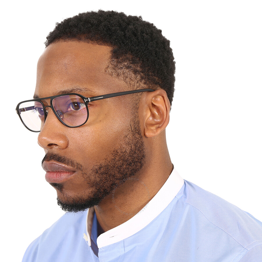 Tom Ford Blue Light Block Navigator Mens Eyeglasses Ft5751 B 002 57