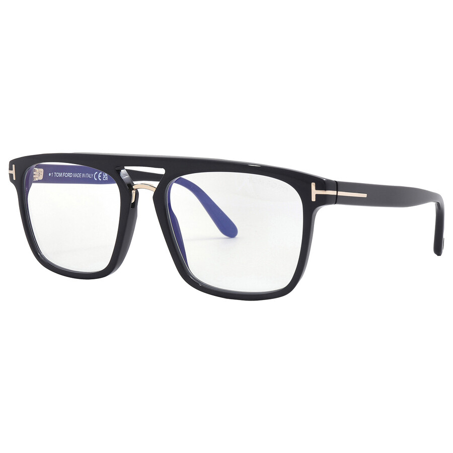 Tom Ford Blue Light Block Navigator Men's Eyeglasses FT5942-B 001 54 ...