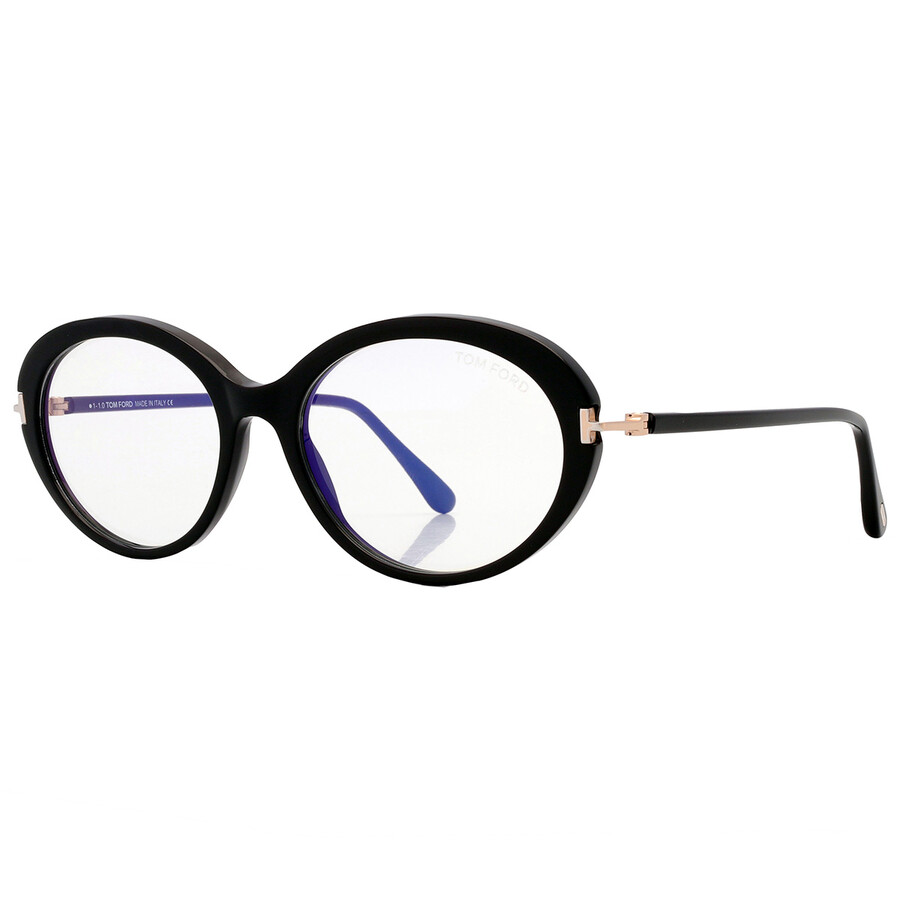 Tom Ford Blue Light Block Oval Ladies Eyeglasses FT5675-B 001 54 ...