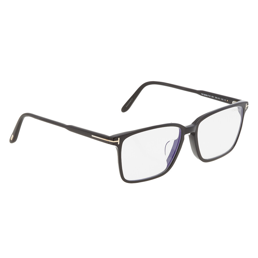 Tom Ford Blue Light Block Rectangular Men's Eyeglasses FT5696-F-B 001 ...