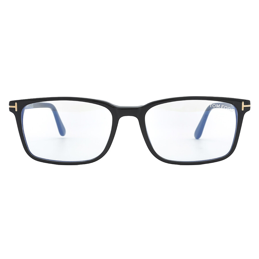 Tom Ford Blue Light Block Rectangular Men's Eyeglasses FT5735-B 001 54 ...