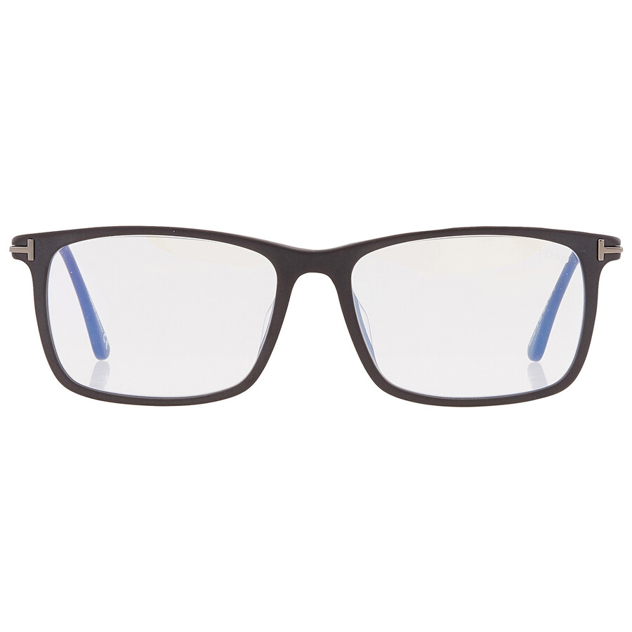 Tom Ford Blue Light Block Rectangular Men's Eyeglasses FT5758-F-B 002 ...