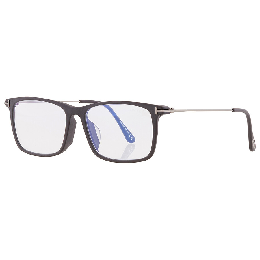 Tom Ford Blue Light Block Rectangular Men's Eyeglasses FT5758-F-B 002 ...