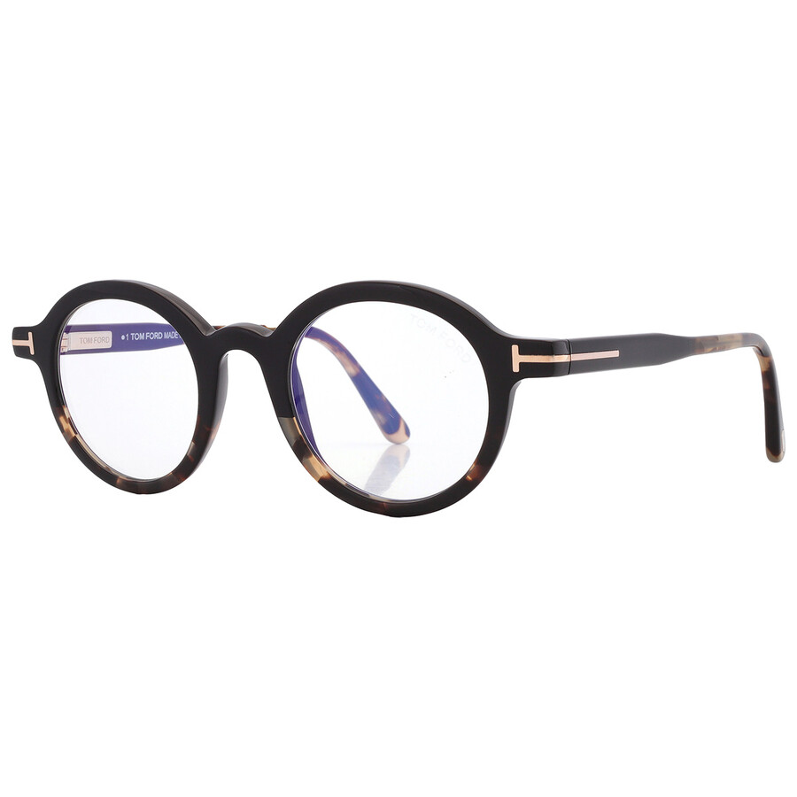 Tom Ford Blue Light Block Round Unisex Eyeglasses FT5664-B 005 45 ...