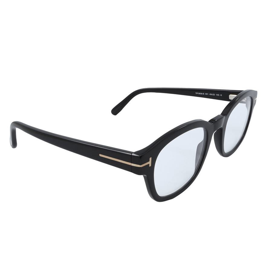 Tom Ford Blue Light Block Square Men's Eyeglasses FT5808-B 001 49 ...