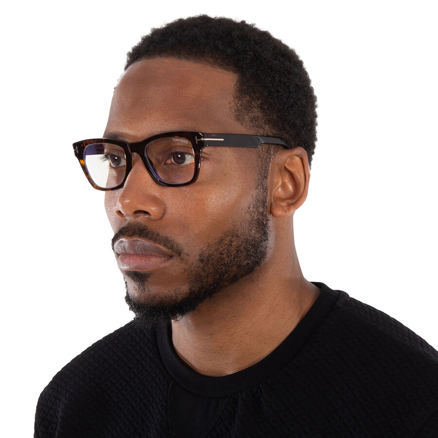 Tom Ford Blue Light Block Square Men's Eyeglasses FT5886-B 052 50 ...