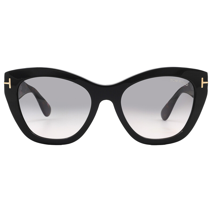 Tom Ford Cara Smoke Gradient Cat Eye Ladies Sunglasses FT0940 05B 56 ...