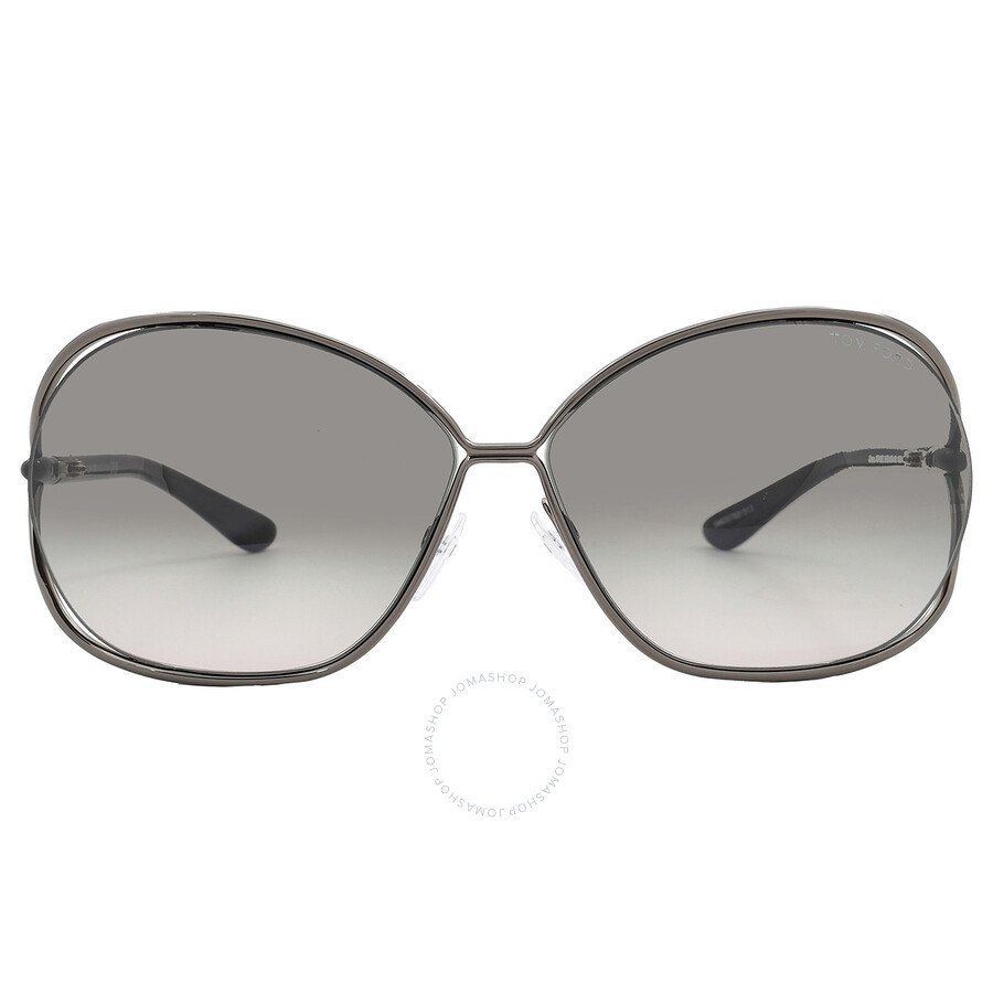 Tom Ford Carla Smoke Greadient Oval Ladies Sunglasses Ft0157 08b 66