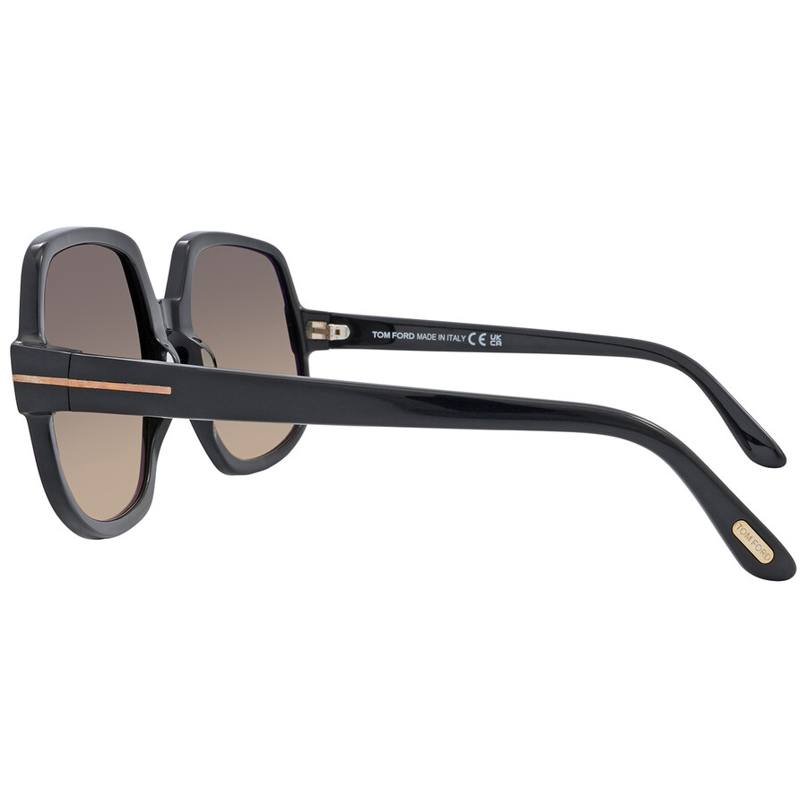 Tom Ford Delphine Smoke Gradient Oversized Ladies Sunglasses FT0992 01B 60 889214374479 ...
