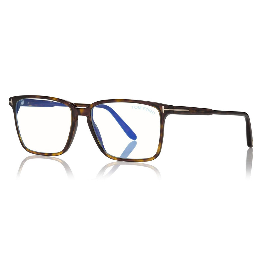 Tom Ford Blue Light Block Rectangular Men's Eyeglasses FT5696-F-B 052 ...