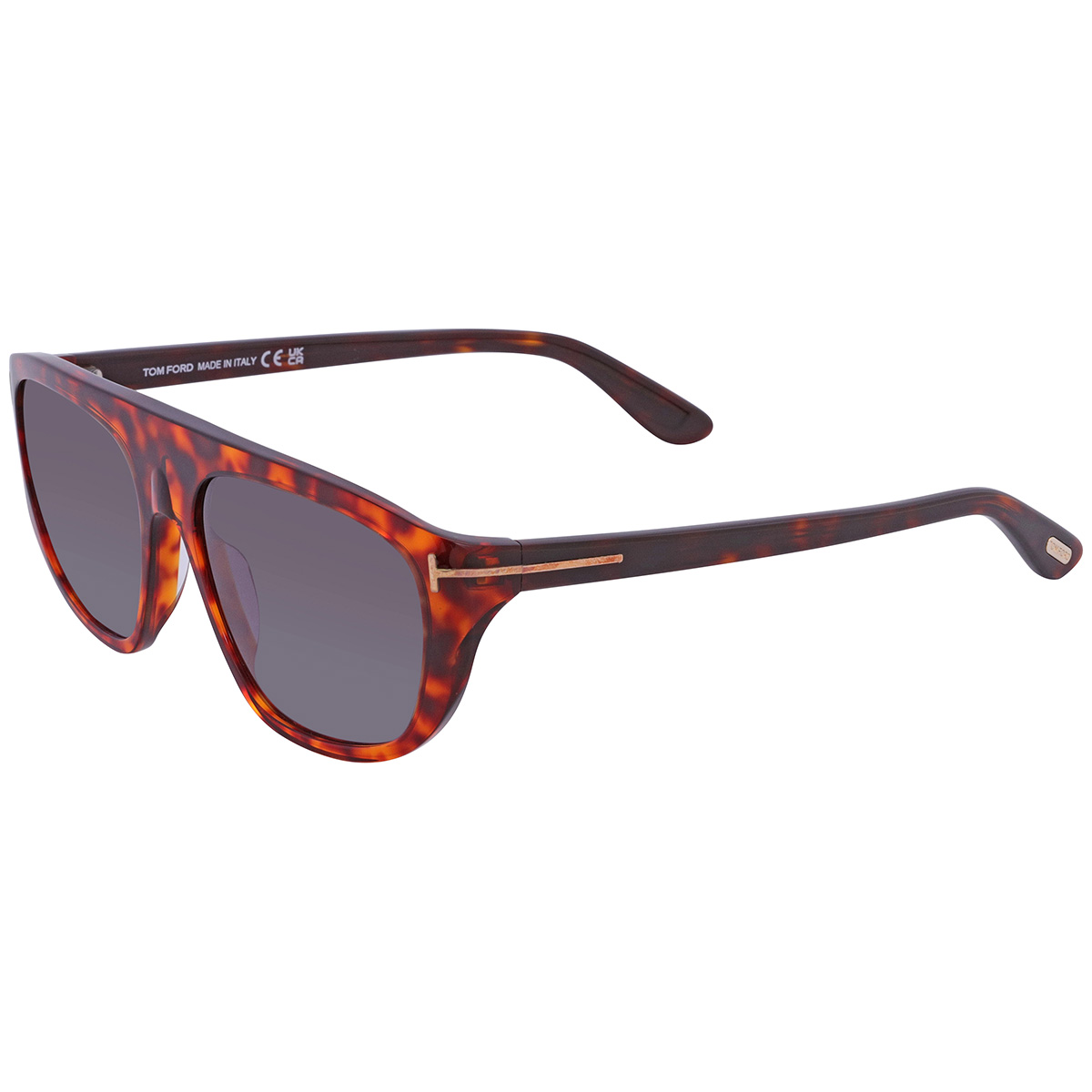 Tom Ford Edward Smoike Gradient Browline Men's Sunglasses FT1002 52B 58 ...
