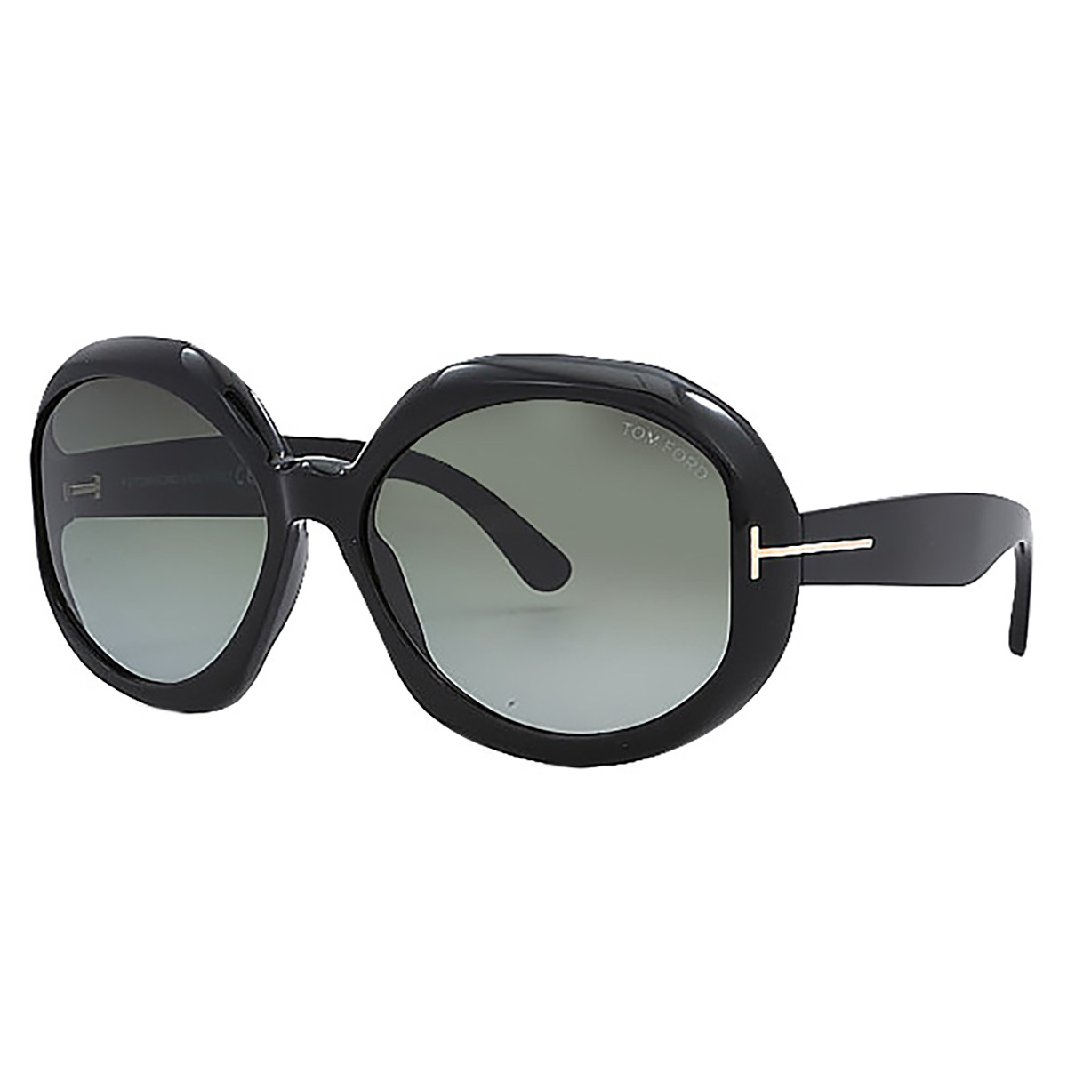 Tom Ford Georgia Smoke Gradient Geometric Ladies Sunglasses FT1011 01B ...