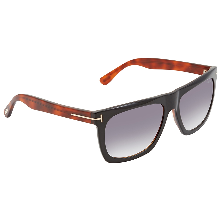 Tom Ford Morgan Grey Gradient Rectangular Unisex Sunglasses FT0513 05B ...