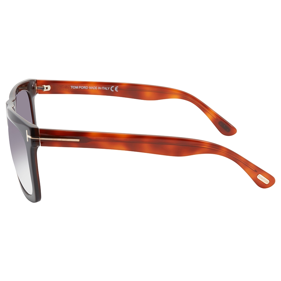 Tom Ford Morgan Grey Gradient Rectangular Unisex Sunglasses FT0513 05B ...