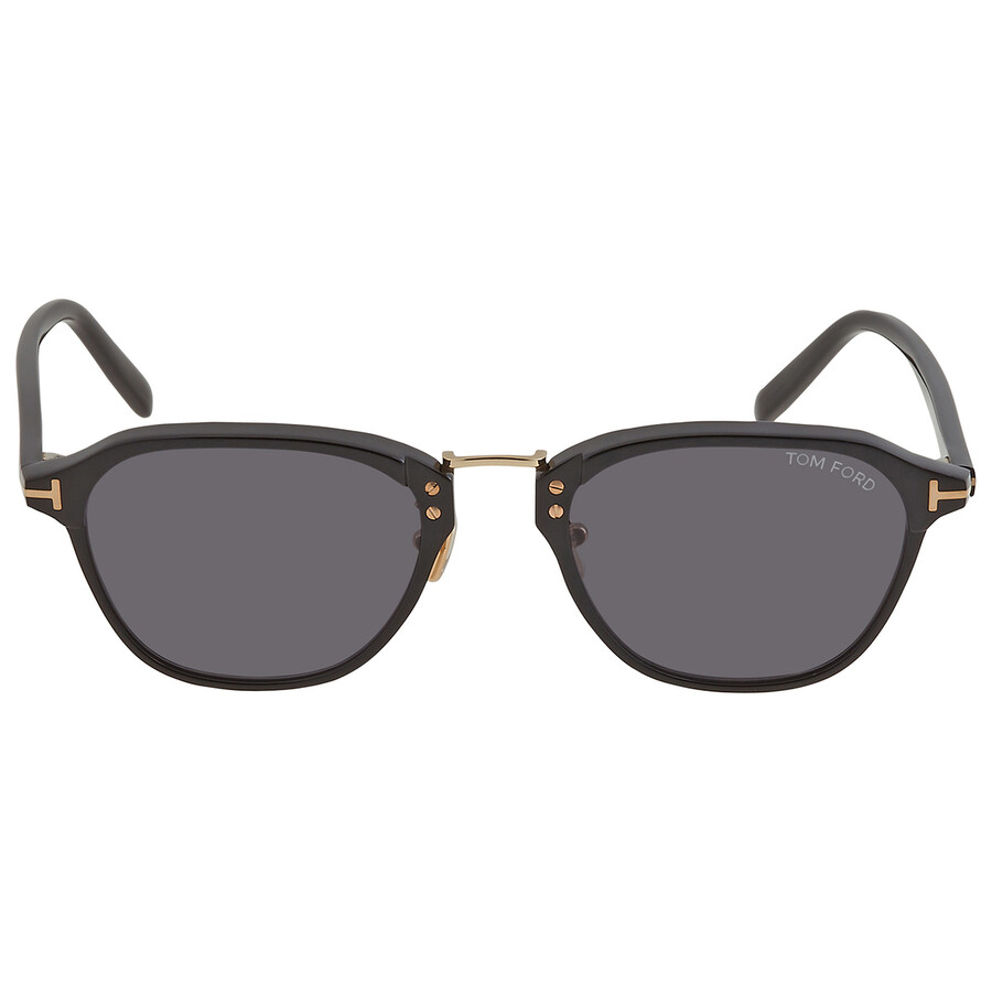 Tom Ford Grey Round Men's Sunglasses FT0878-D 01A 53 889214234810 - Sunglasses - Jomashop