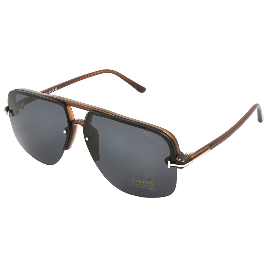 Tom Ford Hugo Blue Navigator Men's Sunglasses FT1003 45V 63 ...