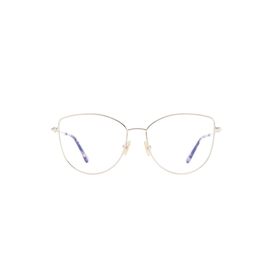 Tom Ford Ladies Gold Tone Round Eyeglass Frames FT5667-B 28 ...