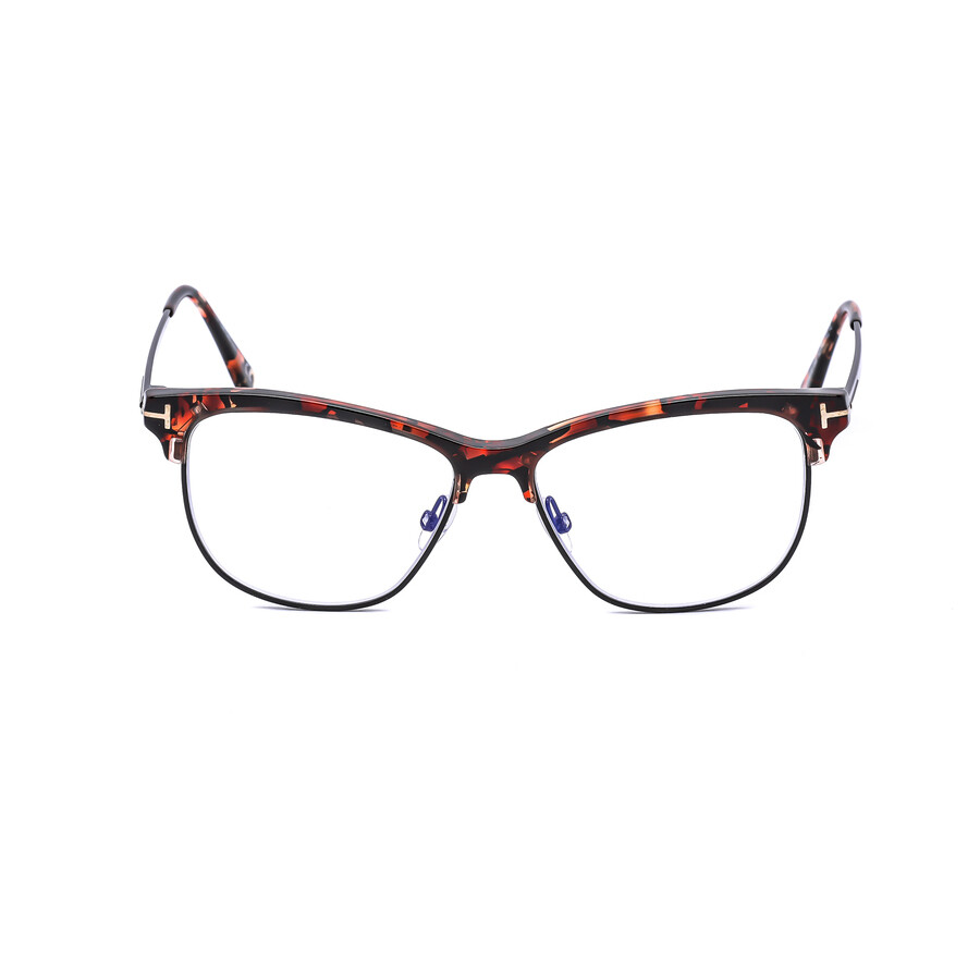 Tom Ford Ladies Grey Oval Eyeglass Frames FT5546-B05554 FT5546-B 055 54 ...