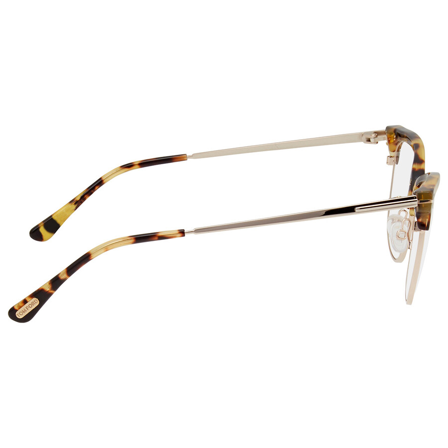 Tom Ford Ladies Tortoise Cat Eye Eyeglass Frames FT5546-B05654 ...
