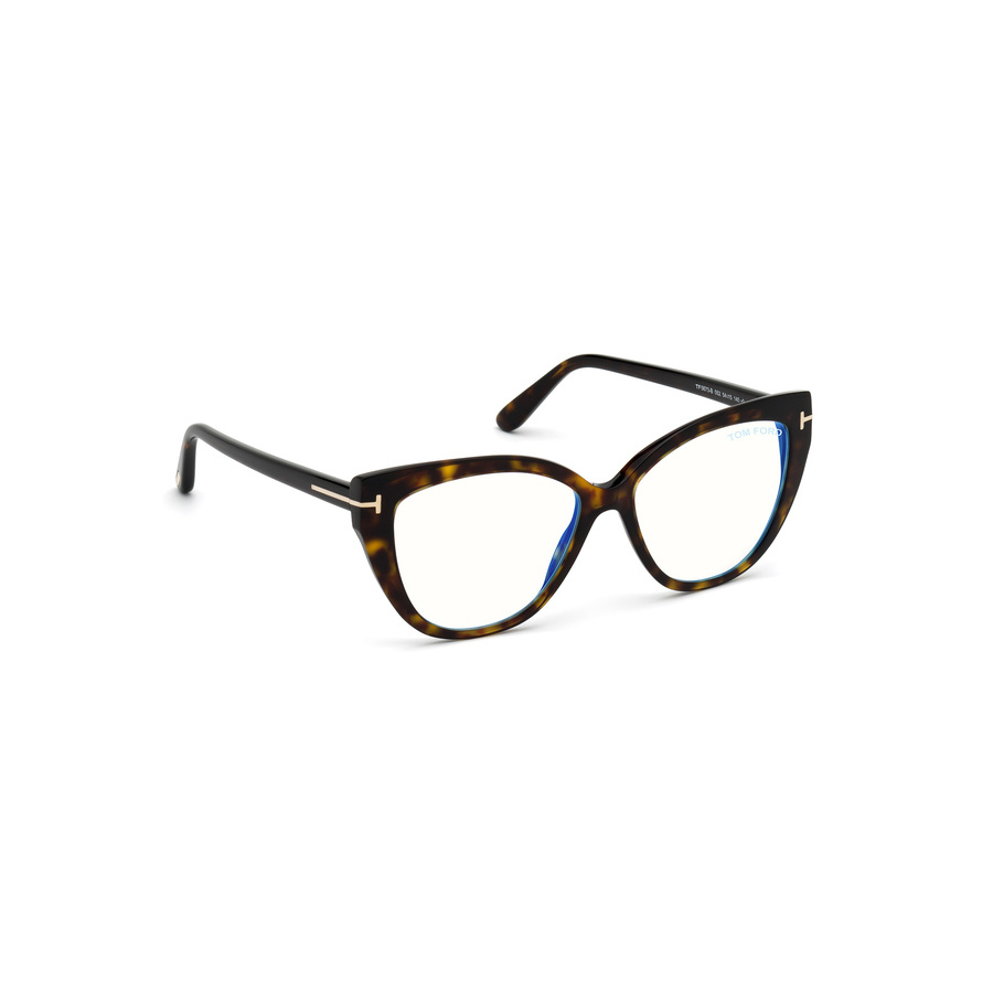 Tom Ford Ladies Tortoise Cat Eye Eyeglass Frames FT5673-B 52 ...